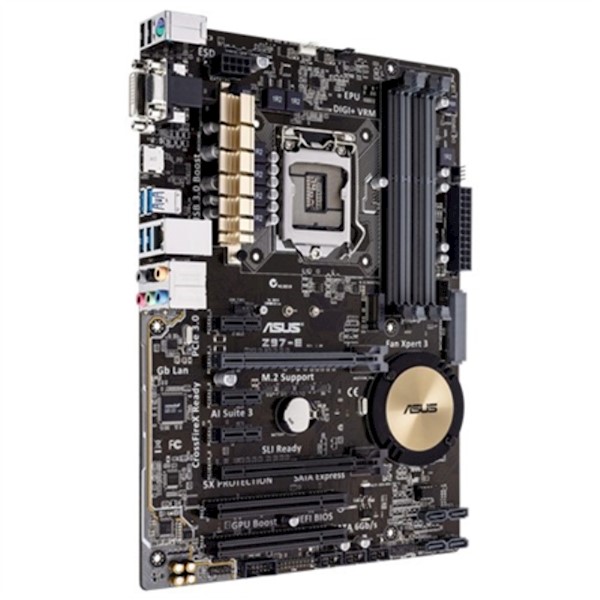 ASUS Z97-E Intel Z97 / 4 DIMM, Max. 32GB, DDR3 3200, Dual channel ...