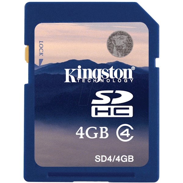 KINGSTON SD 4GB | 740617111286 | 740617111286 | Kingston | მეხსიერების ...