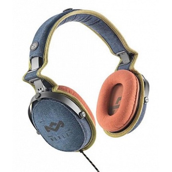 HEADPHONE HOUSE OF MARLEY EM-JH063-BD RISE UP OVER-EAR HEADPHONES WITH ...