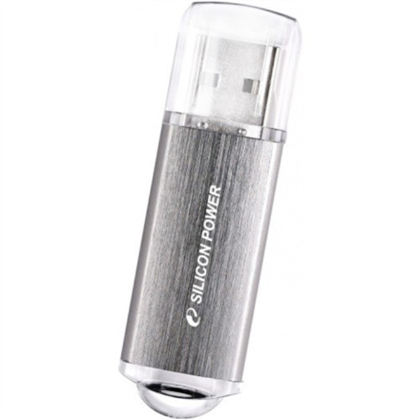 SILICON POWER 32GB, USB 2.0 FLASH DRIVE ULTIMA II I-SERIES, SILVER ...