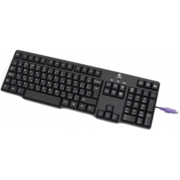კლავიატურა LOGITECH CORDED K100-CLASSIC PS2 RUSSIAN LAYOUT SPILL ...