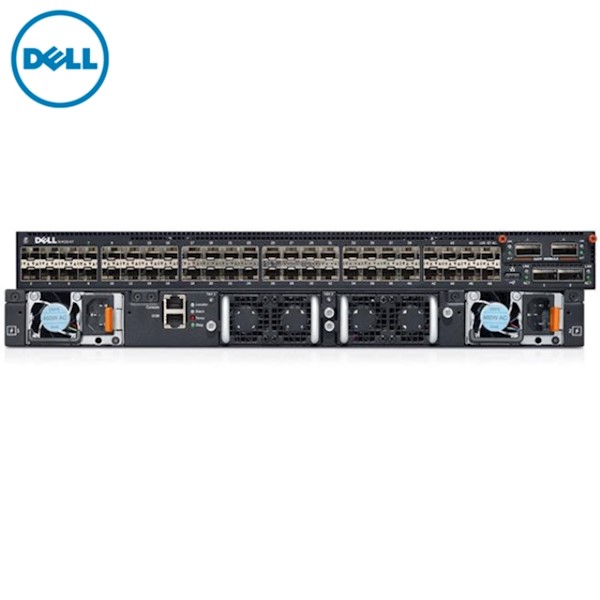 სვიჩი Dell Networking N4032F, 24x 10GbE SFP+ Ports, 1x Modular bay, 2x ...