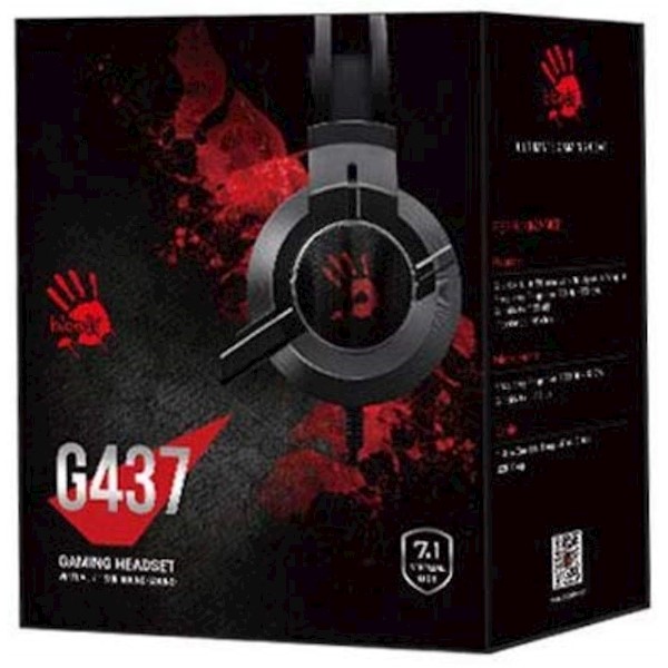 ყურსასმენი A4Tech G437 BLOODY HEADSET GUN BLACK | G437 | G437 | A4Tech ...