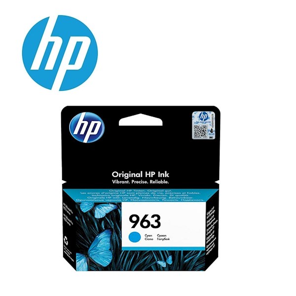 HP 963 Cyan Original Ink Cartridge | 3JA23AE | 3JA23AE | HP- | კარტრიჯები
