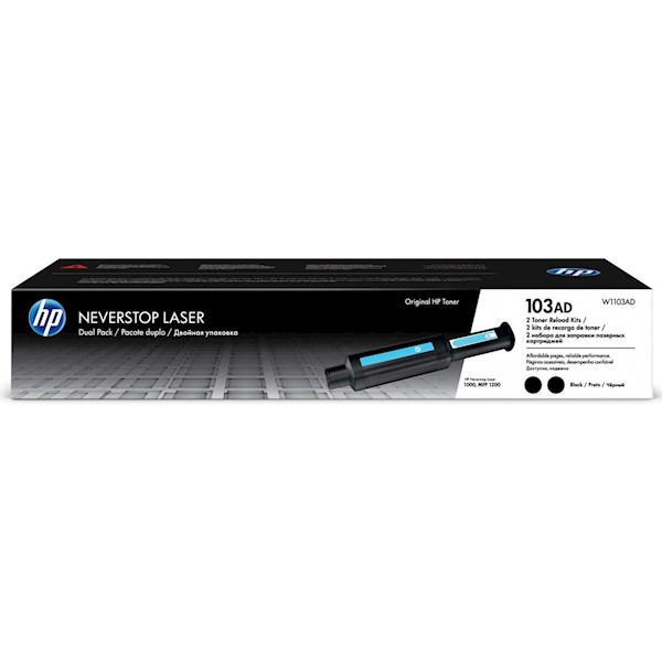 კარტრიჯი HP 103AD Neverstop Toner Reload Kit 2-Pack | W1103AD | W1103AD ...