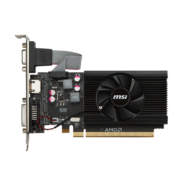 ვიდეო დაფა MSI Radeon R7 240 2GB DDR3 low profile 64bit | R7_240_2GD3 ...