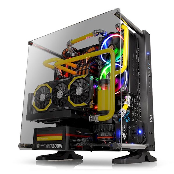 ქეისი Thermaltake Core P3 TG, Wall Mount, SGCC, Tempered Glass 1 Black ...