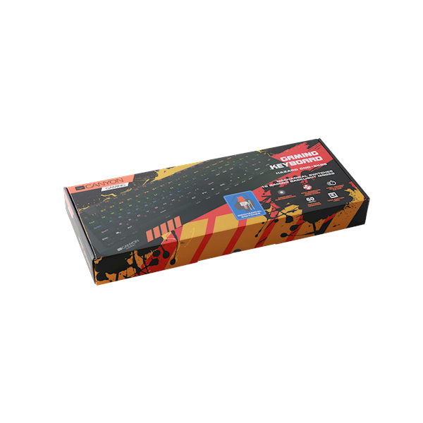 კლავიატურა CANYON Wired multimedia gaming keyboard CND-SKB6-RU | 108268 ...