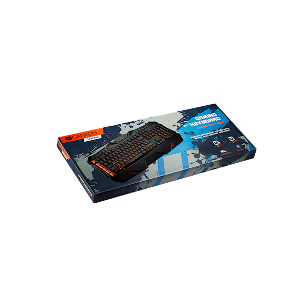 კლავიატურა CANYON Wired multimedia gaming keyboard CND-SKB3-RU | CND ...