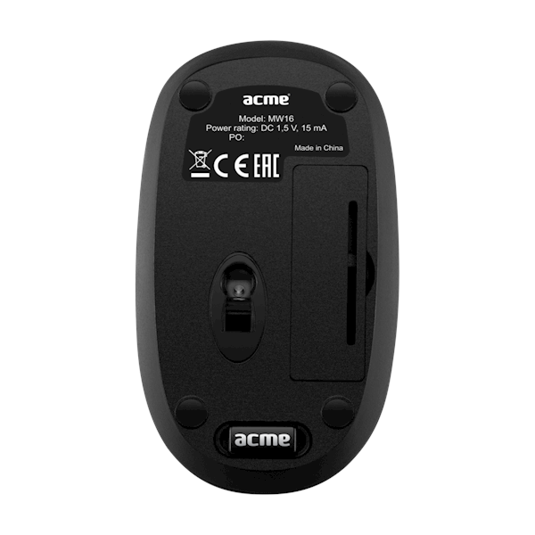 მაუსი ACME MW16 Compact wireless mouse Black | 96818 | 96818 | Acme ...