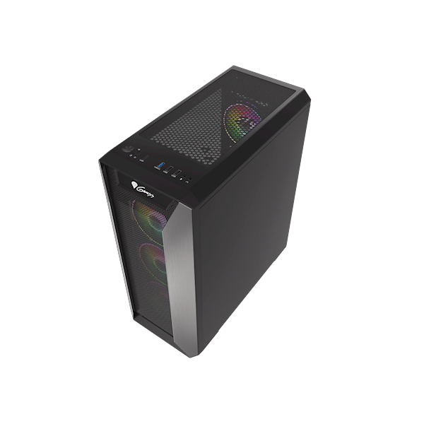 ქეისი Genesis Mid-Tower IRID 515 Black with RGB Light | 117577 | IRID ...