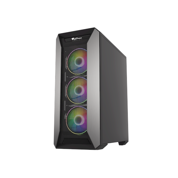 ქეისი Genesis Mid-Tower IRID 515 Black with RGB Light | 117577 | IRID ...