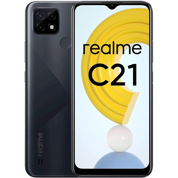მობილური ტელეფონი Realme C21 (RMX3201) 4GB, 64GB Dual Sim LTE Black ...