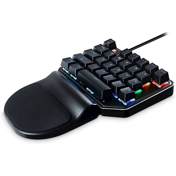 კლავიატურა MediaRange MRGS100 Mechanical Keyboard, USB, RGB, Black ...