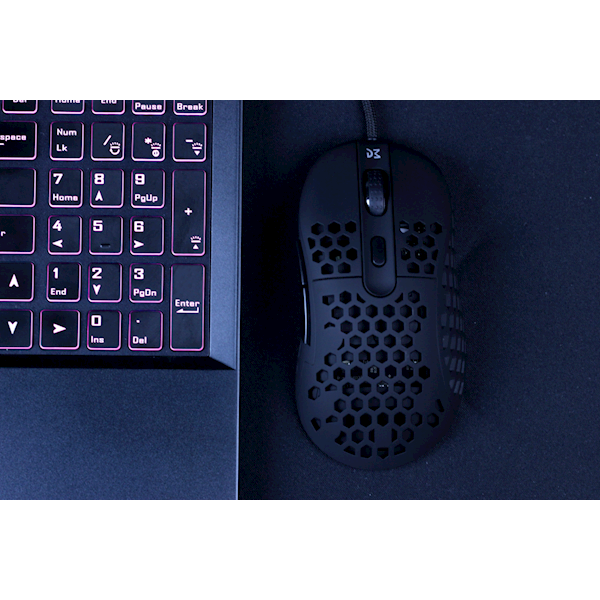 მაუსი Dream Machines DM6 HOLEY S Wired Gaming Mouse, USB, Black | DM6 ...
