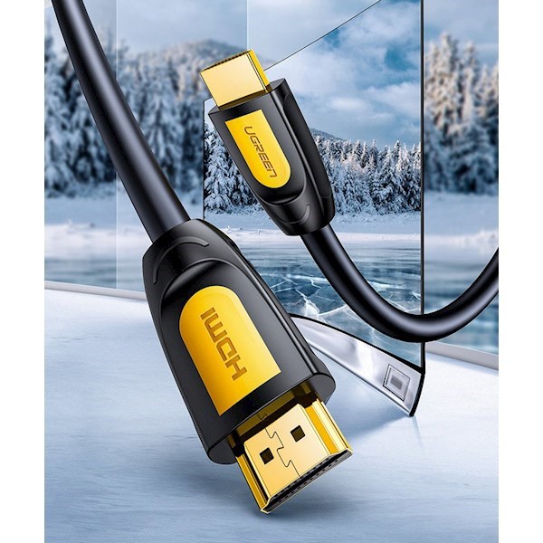 Ugreen 10170 HDMI Cable 10m - Black and Yellow - Leaders Center