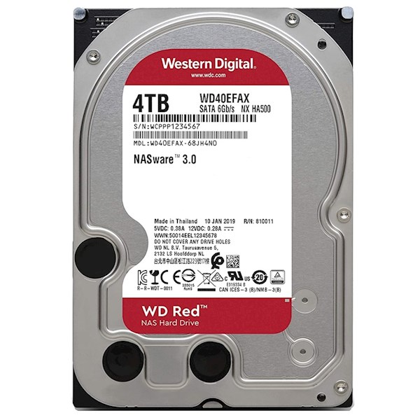 მყარი დისკი Western Digital WD40EFAX, 4TB, 3.5", Hard Drive | WD40EFAX ...