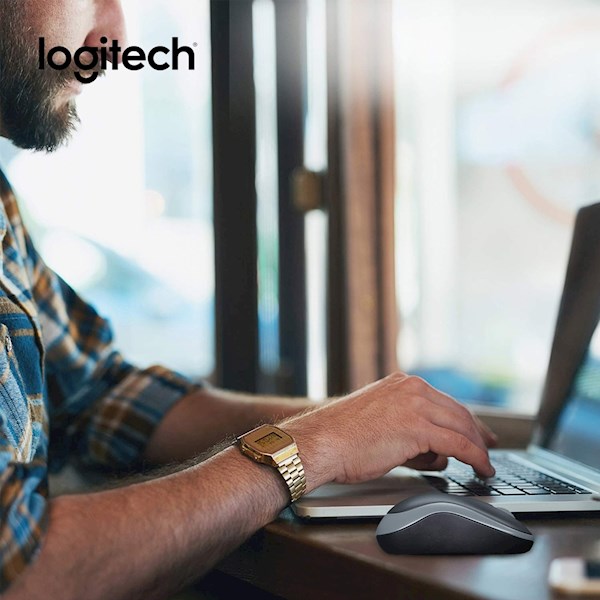 მაუსი Logitech L910-005989, Wireless, USB, Classic Mouse, Black ...