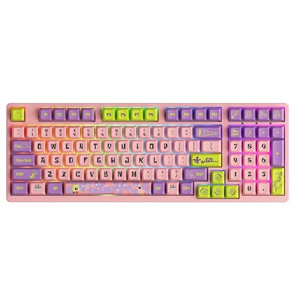 კლავიატურა Akko 3098S Patrick, CS Starfish RGB, Wired, RGB, USB Type-C ...