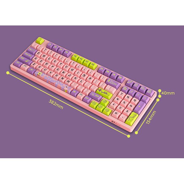 კლავიატურა Akko 3098S Patrick, CS Starfish RGB, Wired, RGB, USB Type-C ...