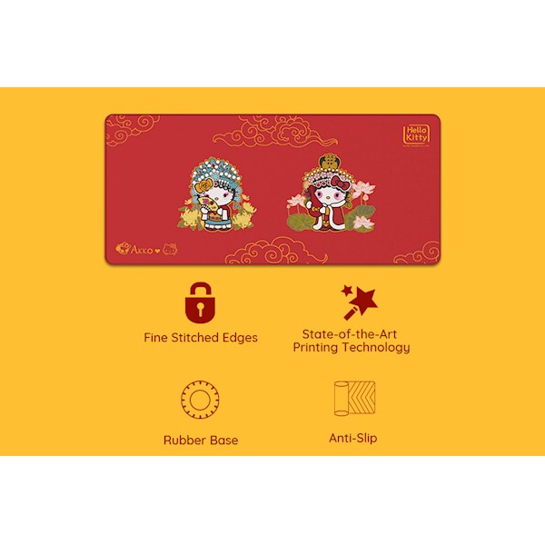 მაუსის პადი Akko 6925758615419 Hellokitty Peking Opera, Mouse Pad, XXL ...