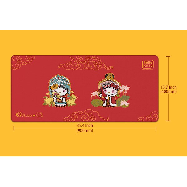 მაუსის პადი Akko 6925758615419 Hellokitty Peking Opera, Mouse Pad, XXL ...