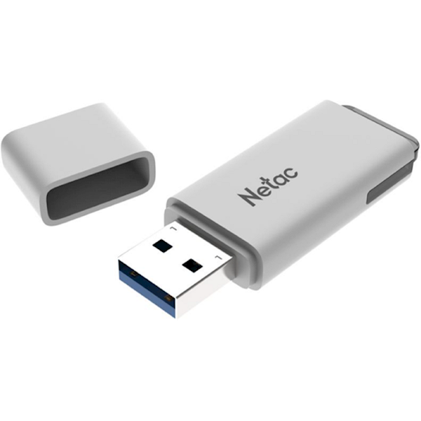 USB ფლეშ მეხსიერება Netac NT03U185N-016G-20WH, 16GB, USB 2.0 Gen 1 ...