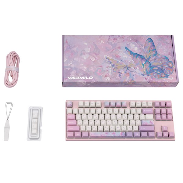 კლავიატურა Varmilo VED87 Dreams On Board, Cherry Mx Brown, Wireless ...